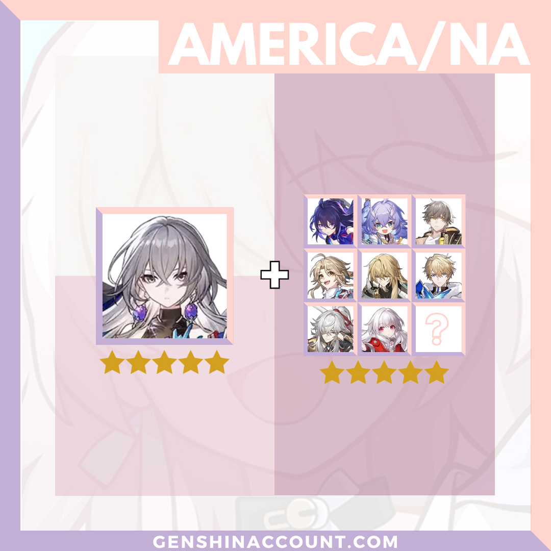 Honkai: Star Rail Bronya HSR Starter Account ( America ) – Genshin Account