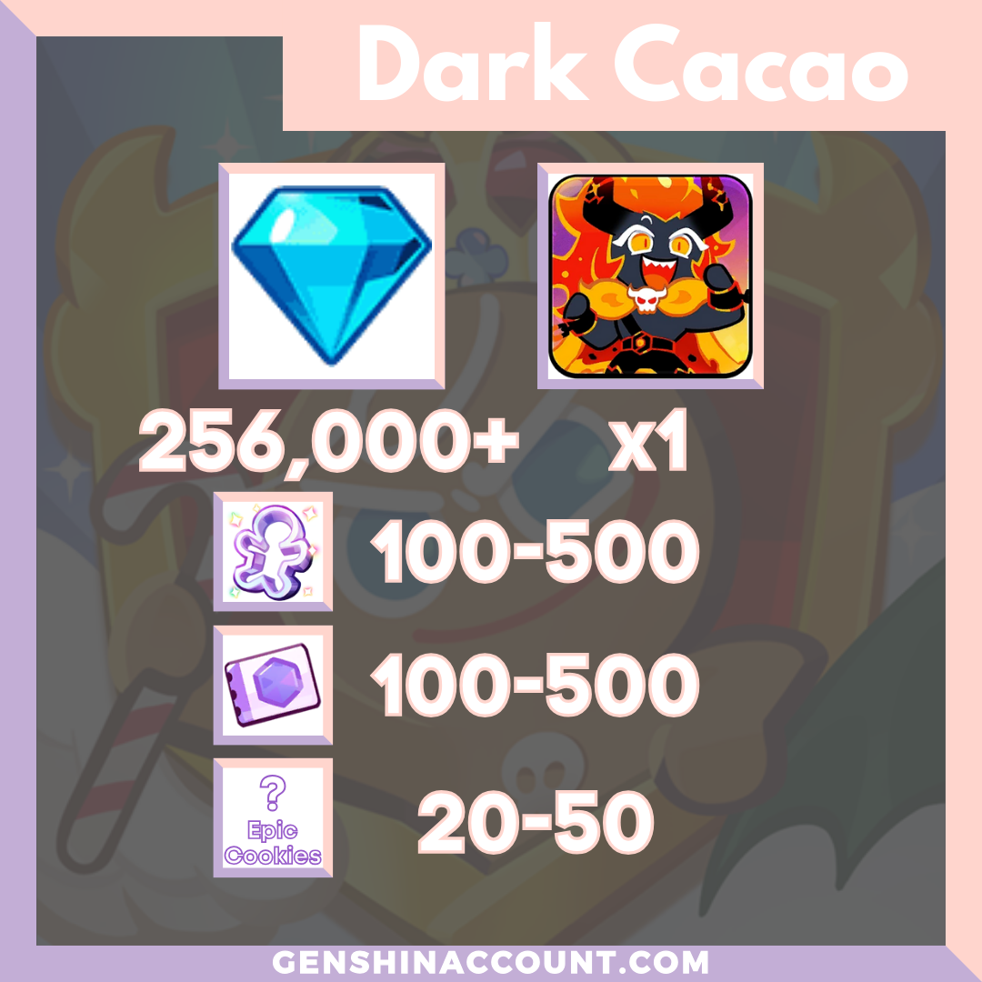 Cookie Run: Kingdom Capsaicin Cookie Starter Account ( Dark Cacao ...