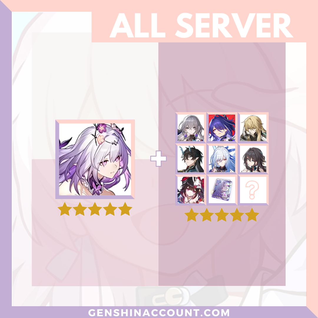 Honkai: Star Rail Castorice HSR Starter Account ( America | Europe | A ...