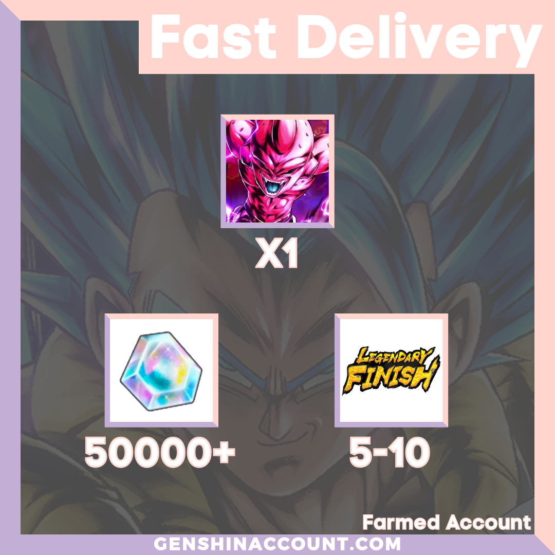 DRAGON BALL LEGENDS - UL Buu: Kid (Yellow) Farmed Starter Account ( Gl ...