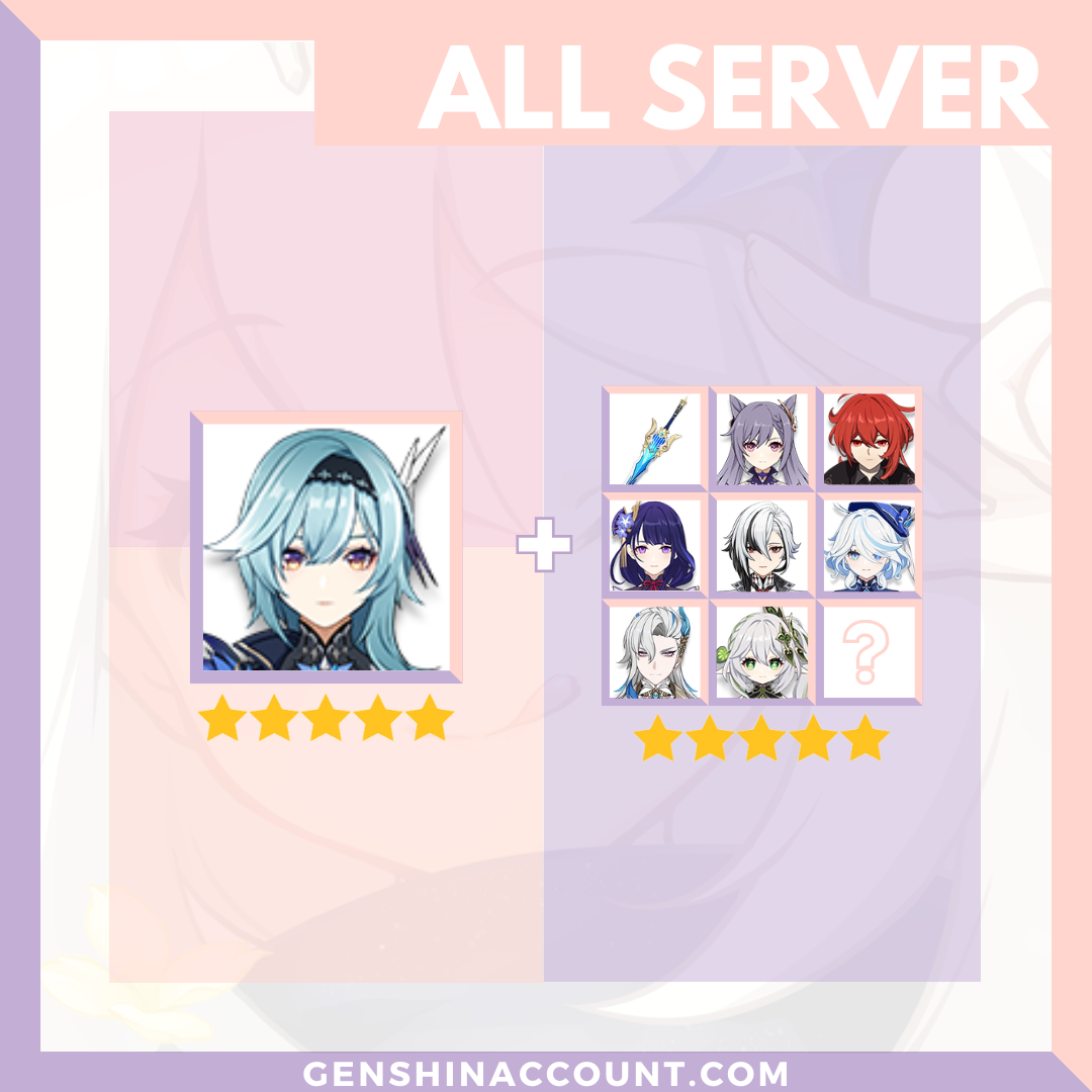 Genshin Impact Eula Account ( America | Europe | Asia ) – Genshin Account