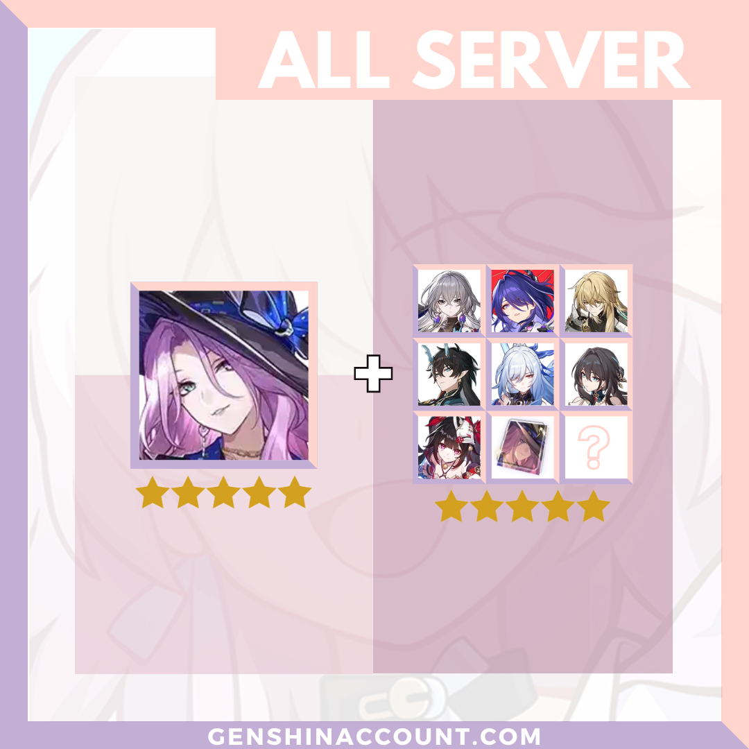 Honkai: Star Rail Jade HSR Starter Account ( America | Europe | Asia ...