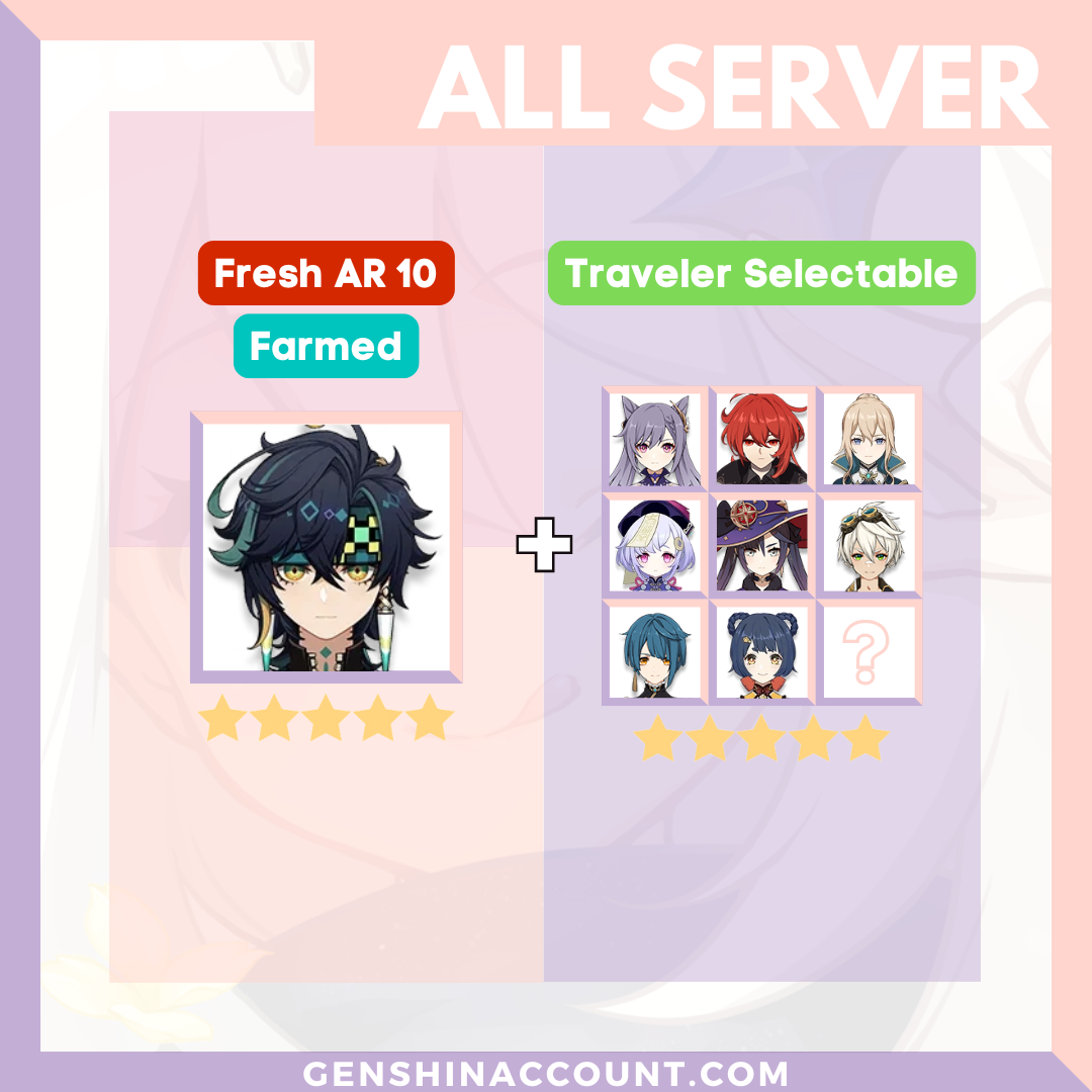 Genshin Impact Starter Account - Kinichi With Meta 4-Star Standard 5-S ...