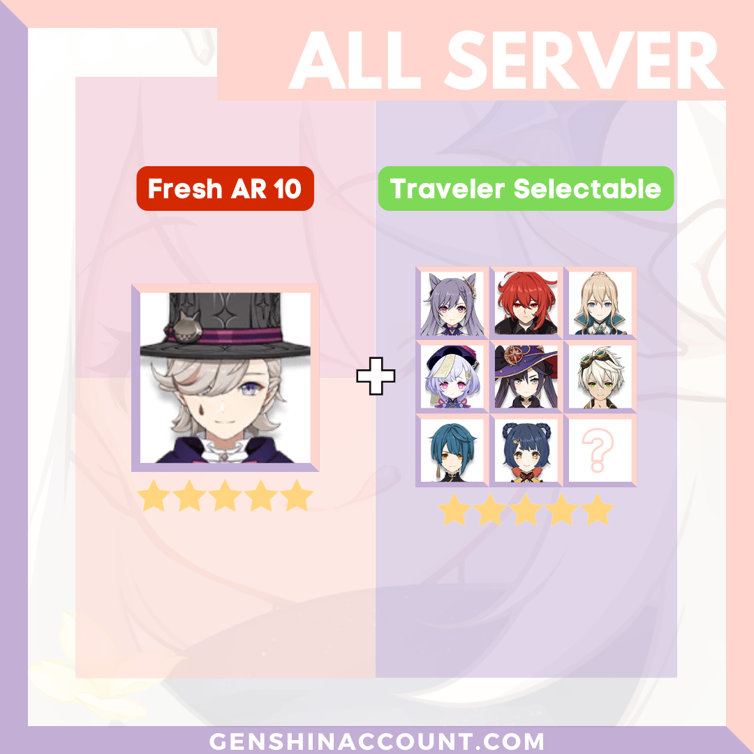 Genshin Impact Starter Account - Lyney With Meta 4-Star Standard 5-Sta ...