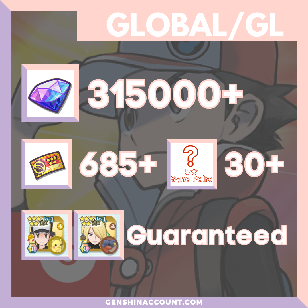 Pokémon Masters EX Gems Starter Account - Selection 1 ( Global | Andro ...