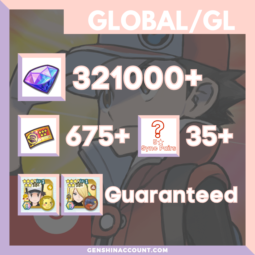 Pokémon Masters EX Gems Starter Account - Selection 1 ( Global | Andro ...